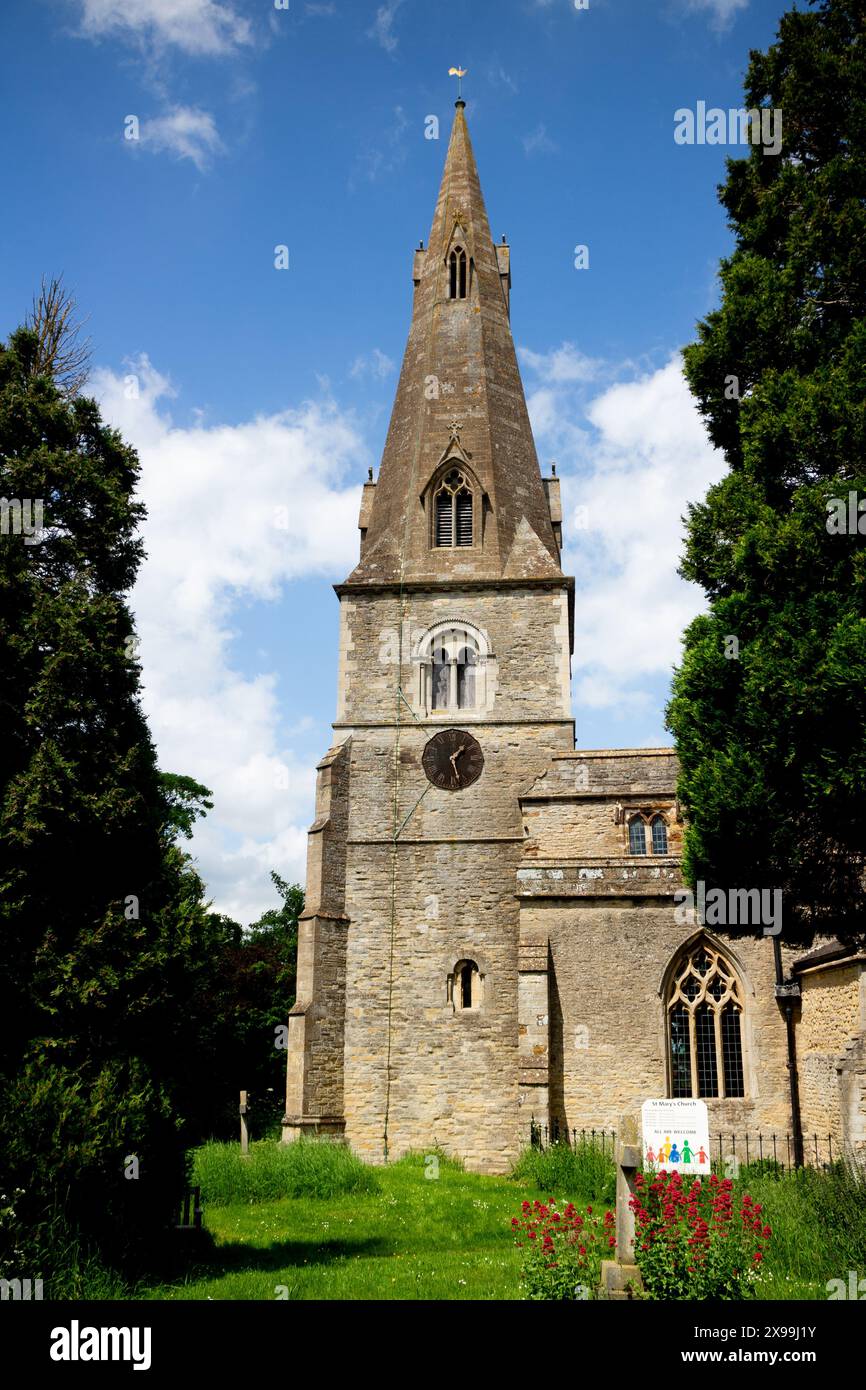 St. Mary the Virgin Church, Bozeat, Northamptonshire, England, UK Stock ...