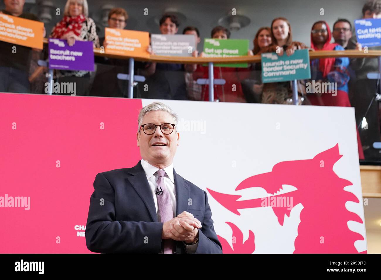 Sir Keir Starmer speaks at the launch of Labour's six steps for change ...