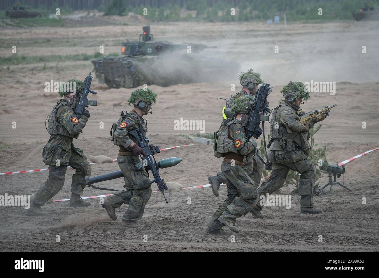Pabrade, Lithuania. 29th May, 2024. Bundeswehr soldiers take part in ...