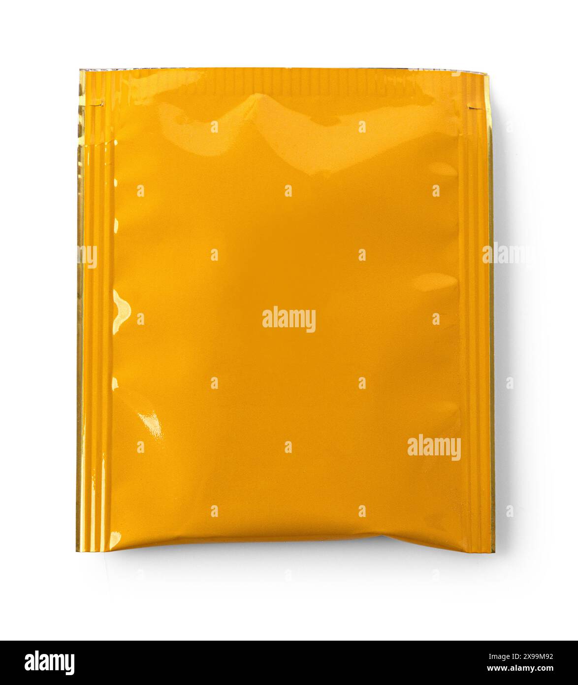 Blank plastic sachet for medicine, drugs, coffee, sugar, salt, spices ...