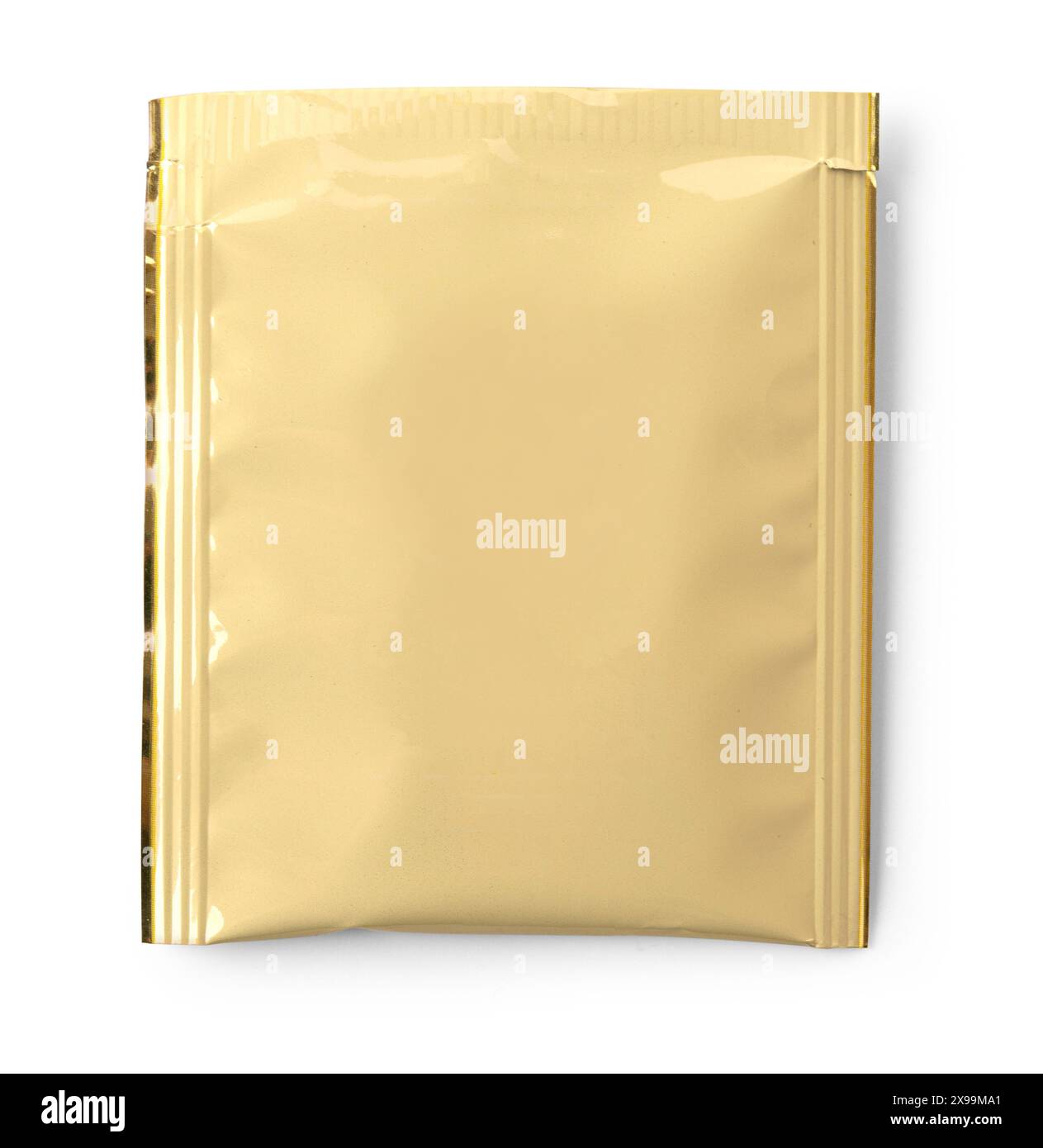 Blank plastic sachet for medicine, drugs, coffee, sugar, salt, spices ...