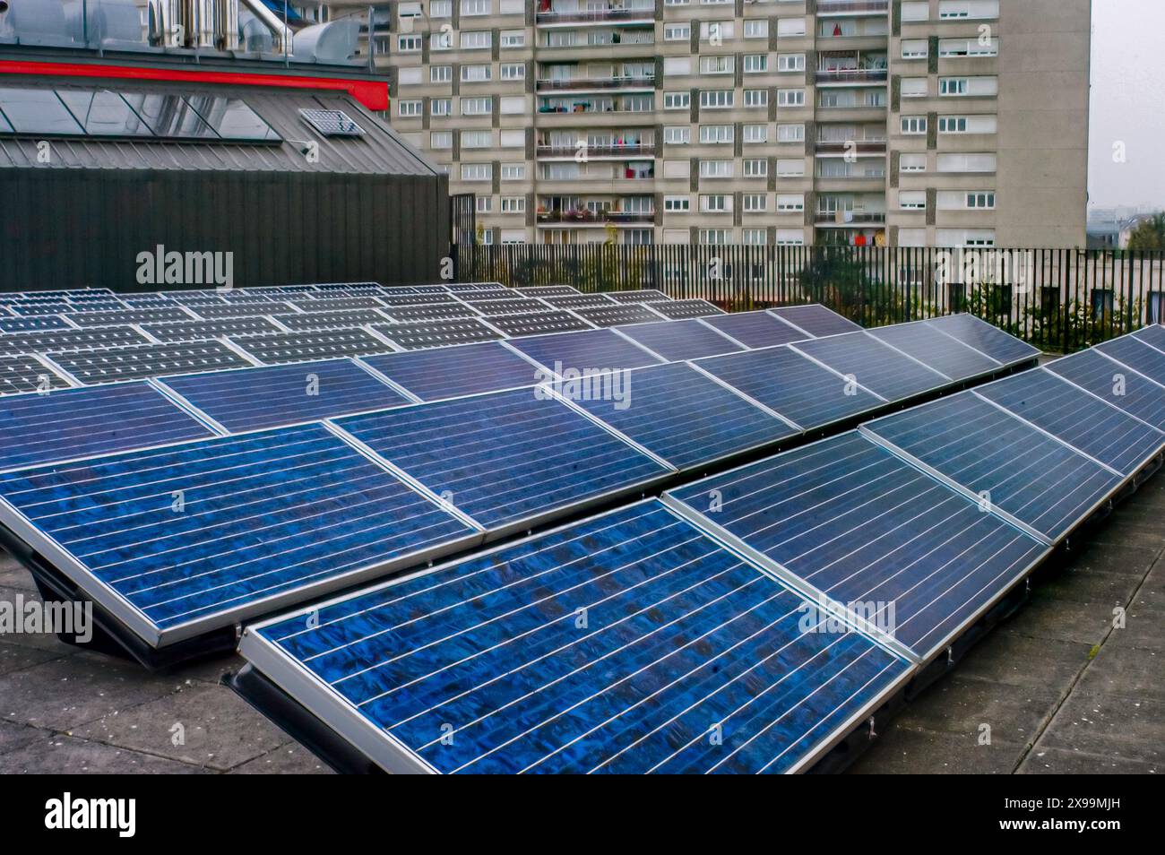 Alfortville, France - Maximilien Perret High School, Solar Energy ...