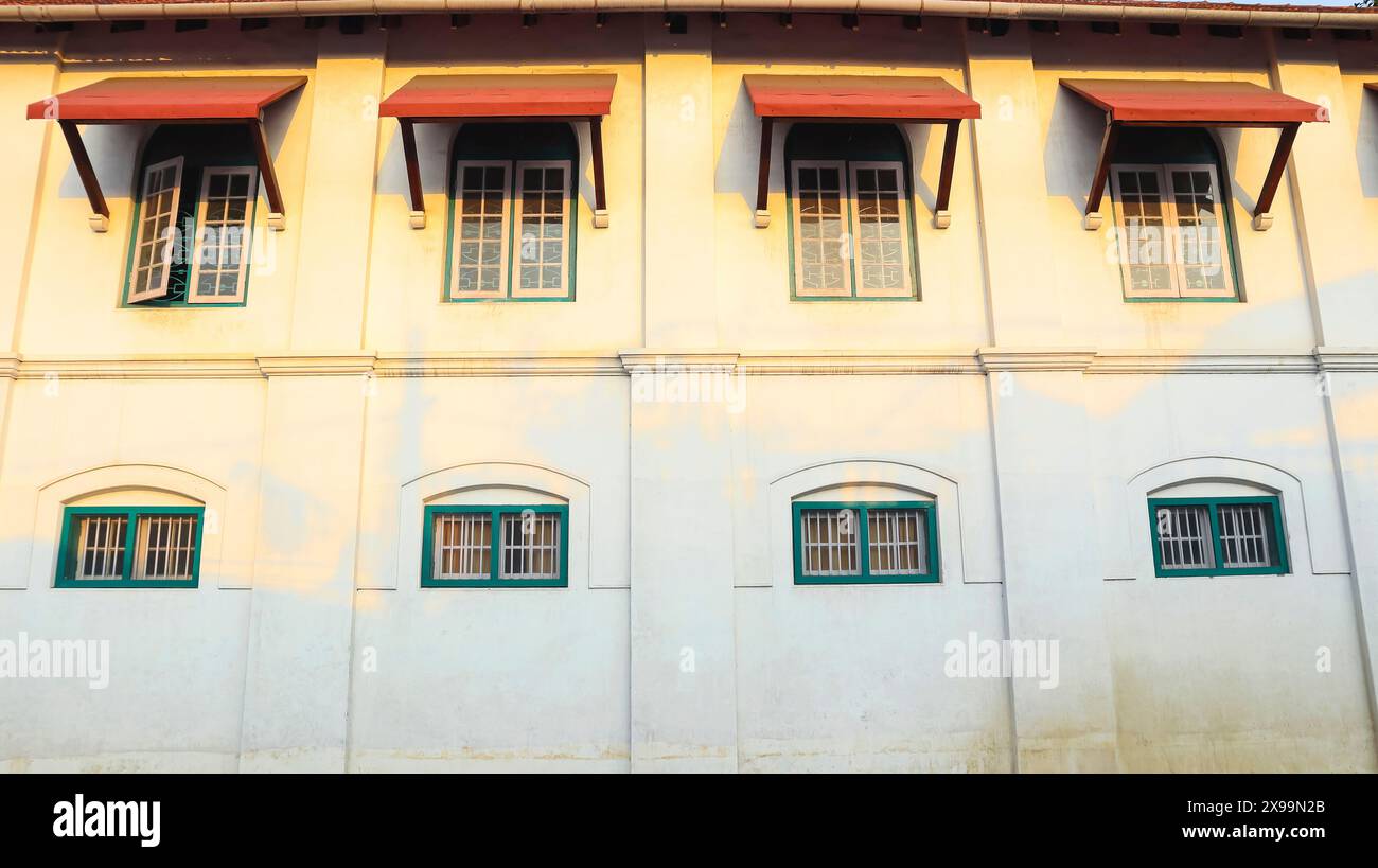 Old Traditional Kerala House Windows, Fort Kochi, Kerala, India Stock ...