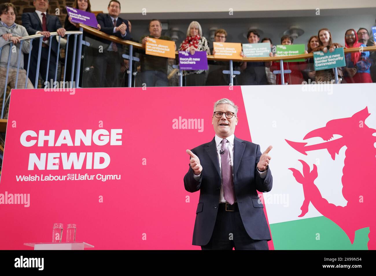 Sir Keir Starmer speaks at the launch of Labour's six steps for change ...
