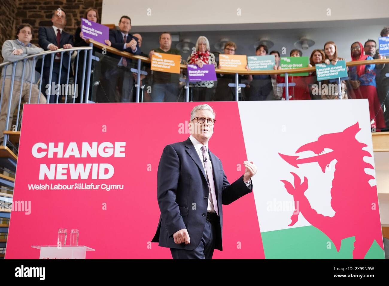 Sir Keir Starmer speaks at the launch of Labour's six steps for change ...