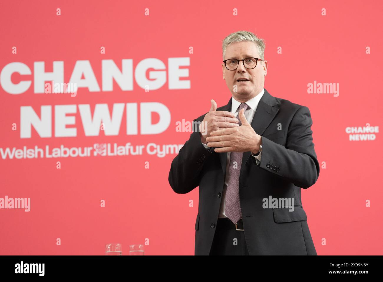 Sir Keir Starmer speaks at the launch of Labour's six steps for change ...