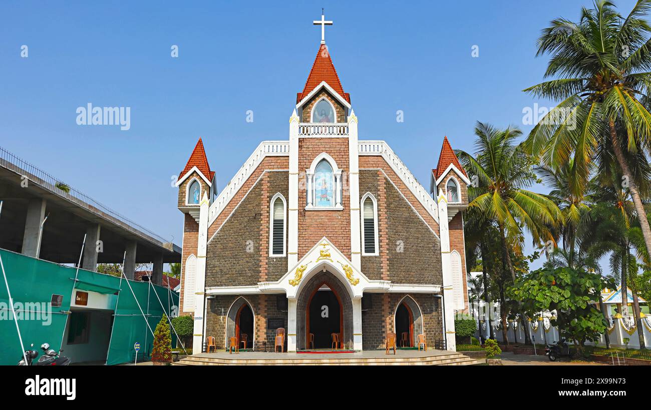 View of Church of Our Lady of Health, Saude, Fort Kochi, Kerala, India ...