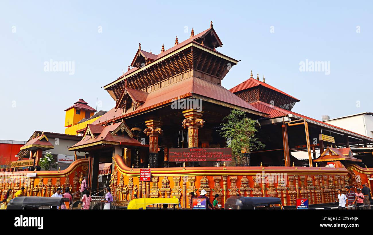View of Pazhavangaadi Sree Maha Ganapathy Temple, Thiruvananthapuram ...