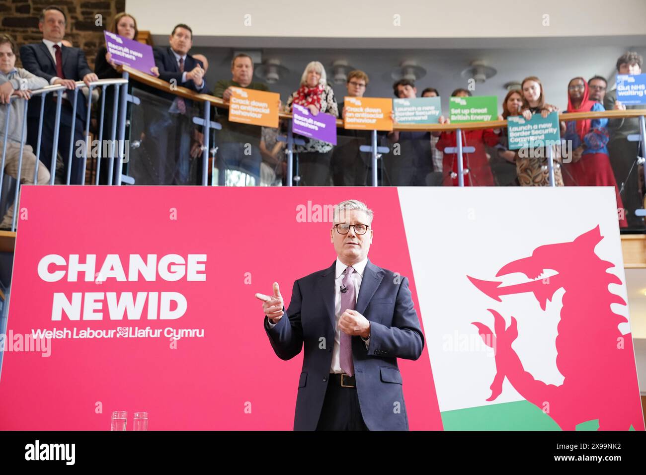 Sir Keir Starmer speaks at the launch of Labour's six steps for change ...