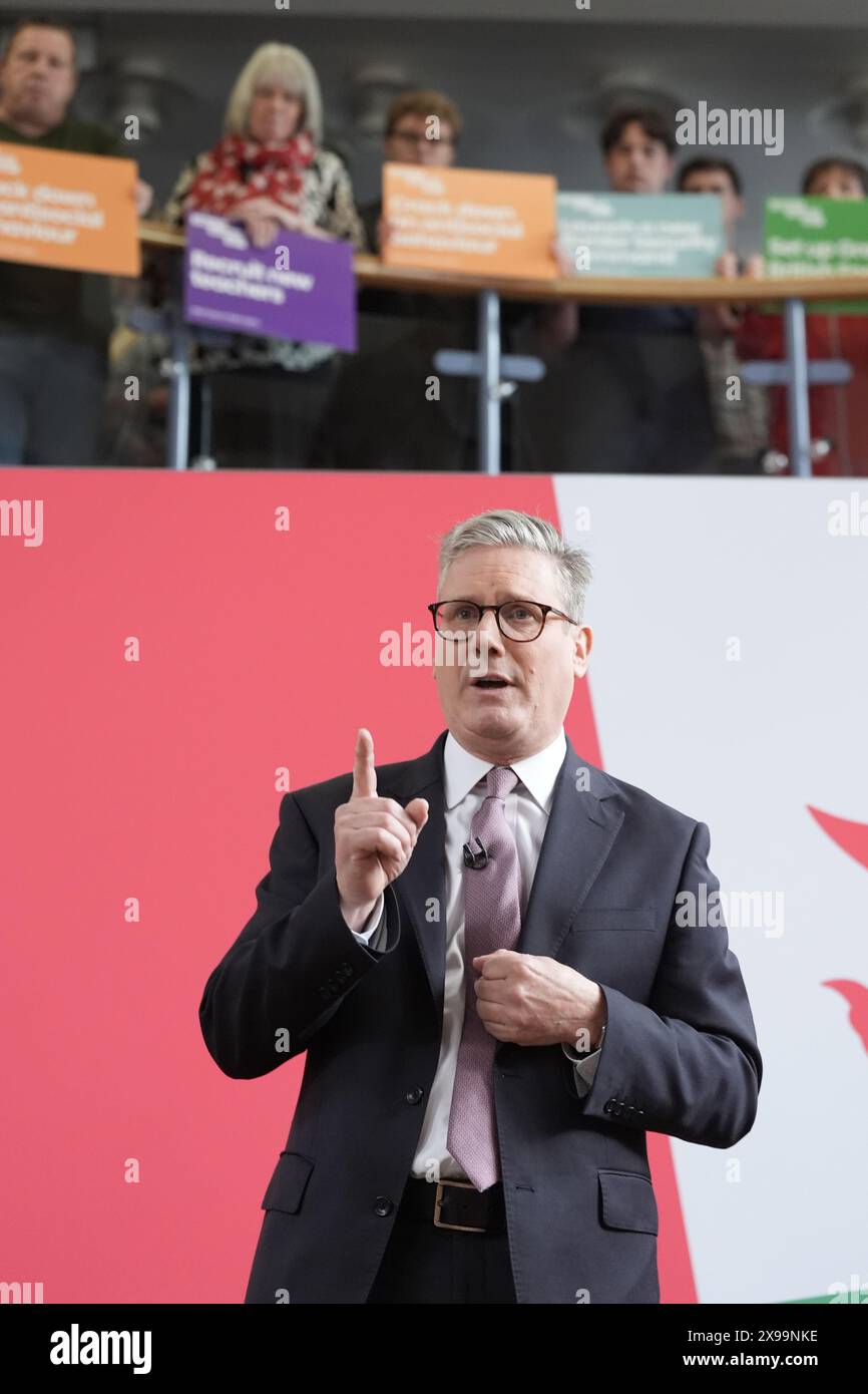 Sir Keir Starmer speaks at the launch of Labour's six steps for change ...