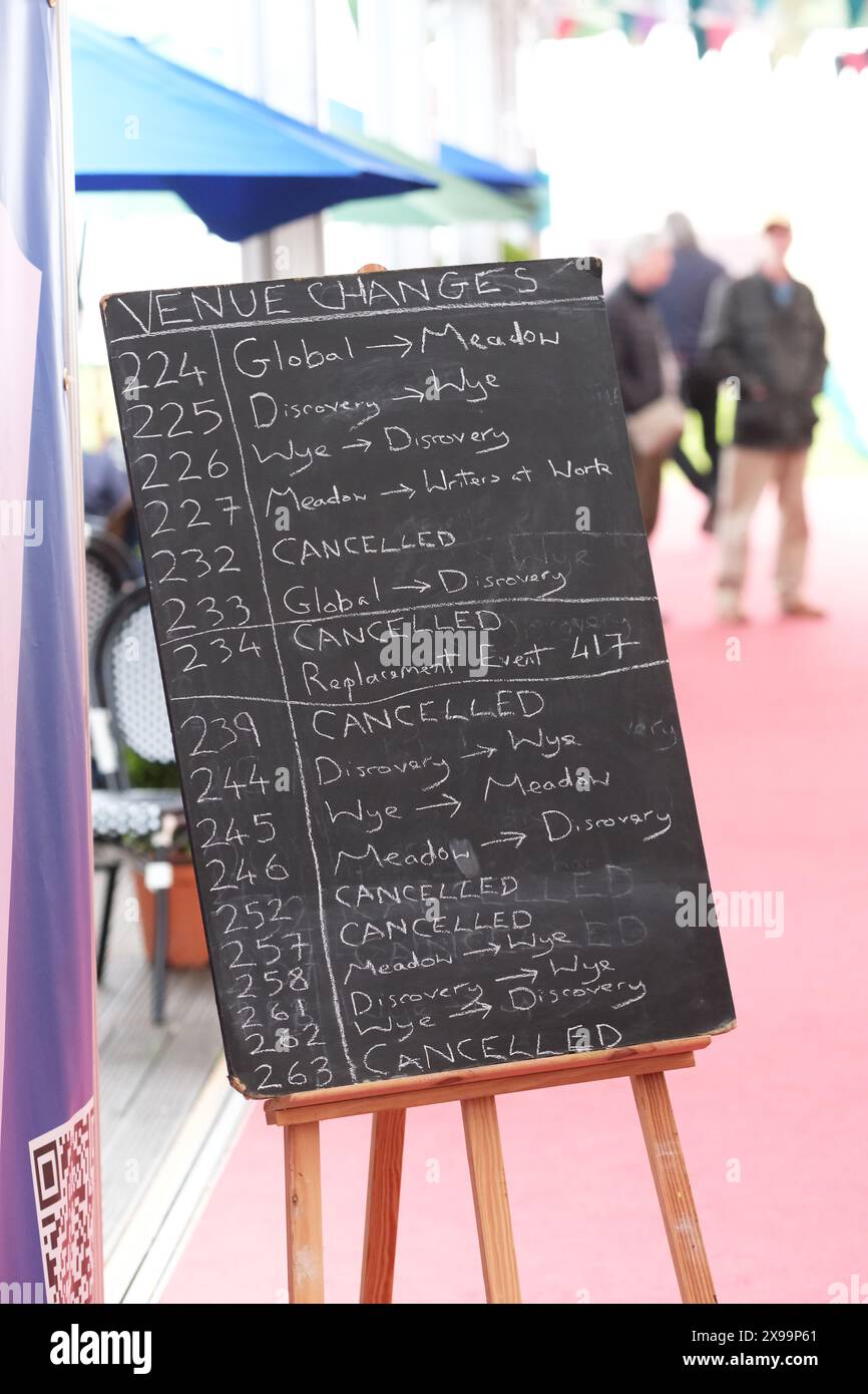 Hay Festival, Hay on Wye, Powys, Wales, UK – Thursday 30th May 2024 ...