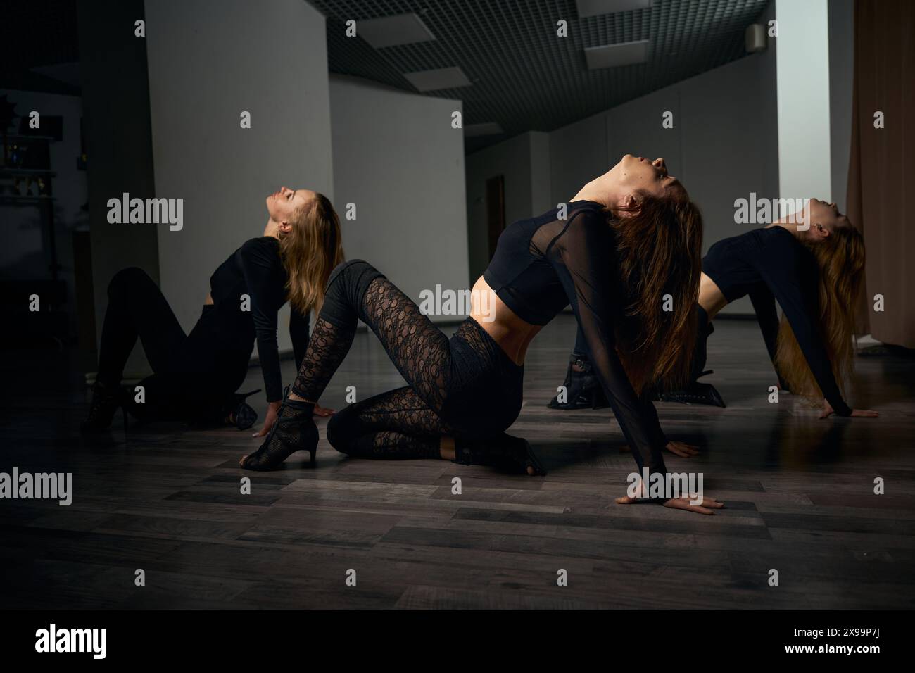 Woman arched back hi-res stock photography and images - Alamy