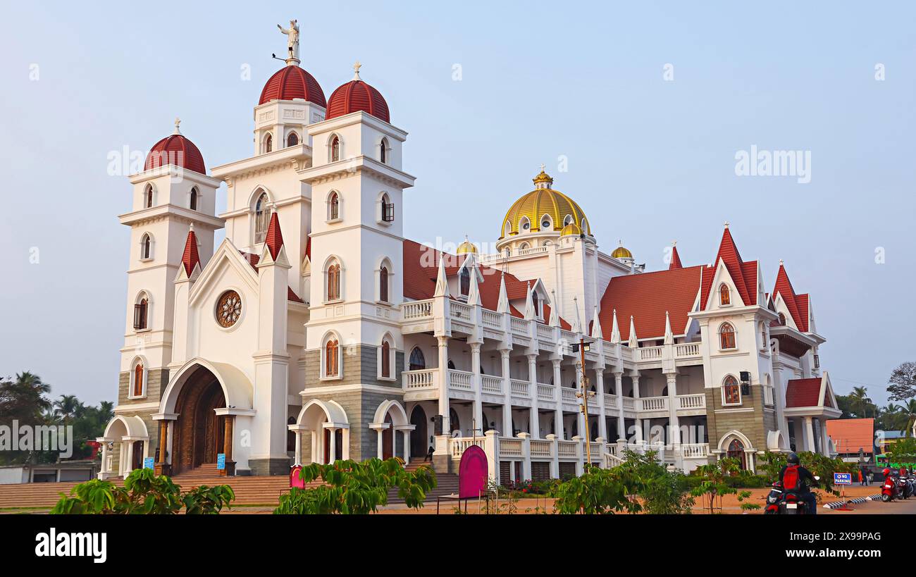 View of Madre De Deus Church, Vettucaud, Thiruvananthapuram, Kerala ...