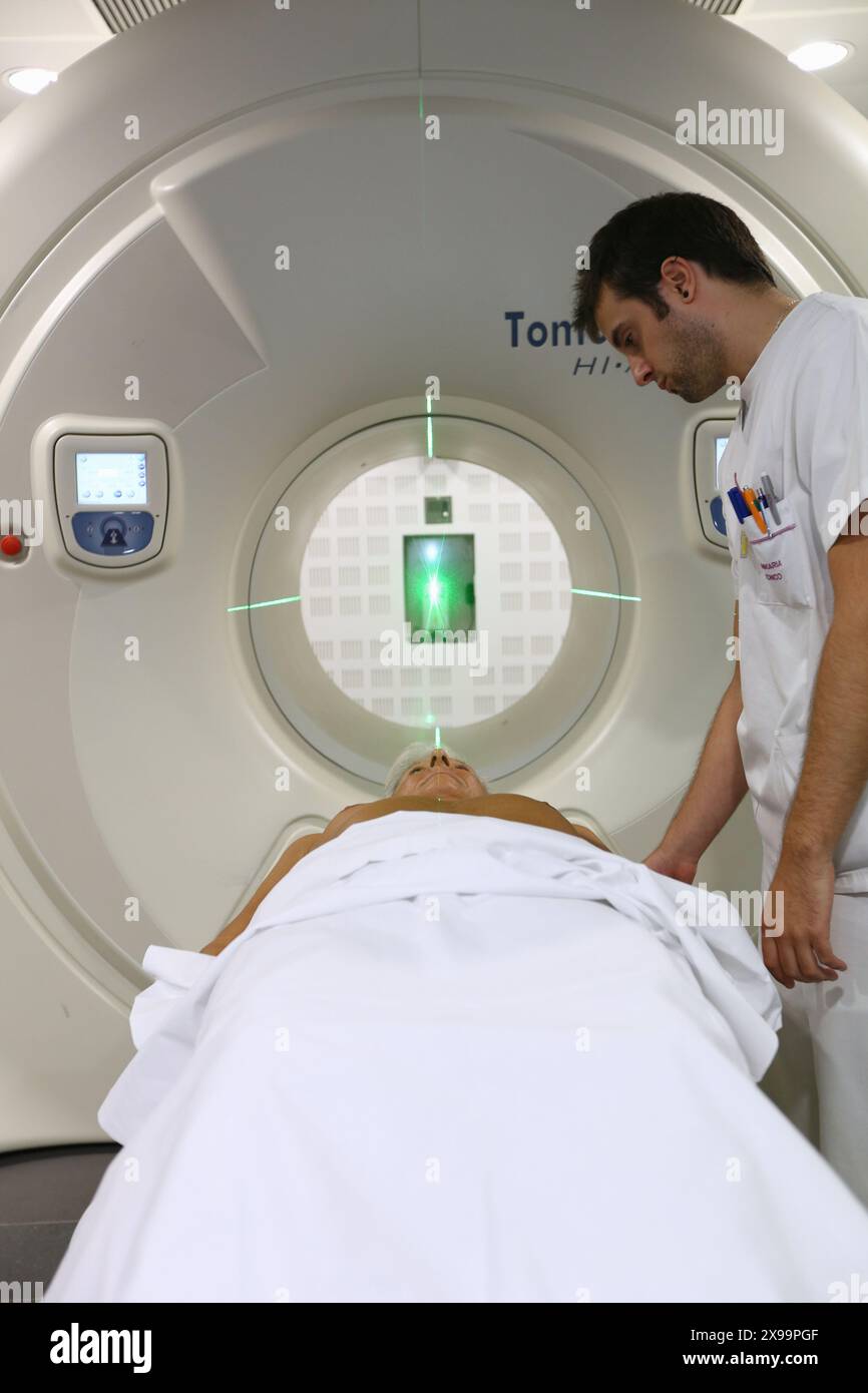 TomoTherapy, Hi-Art, Type of radiation therapy in which the radiation ...