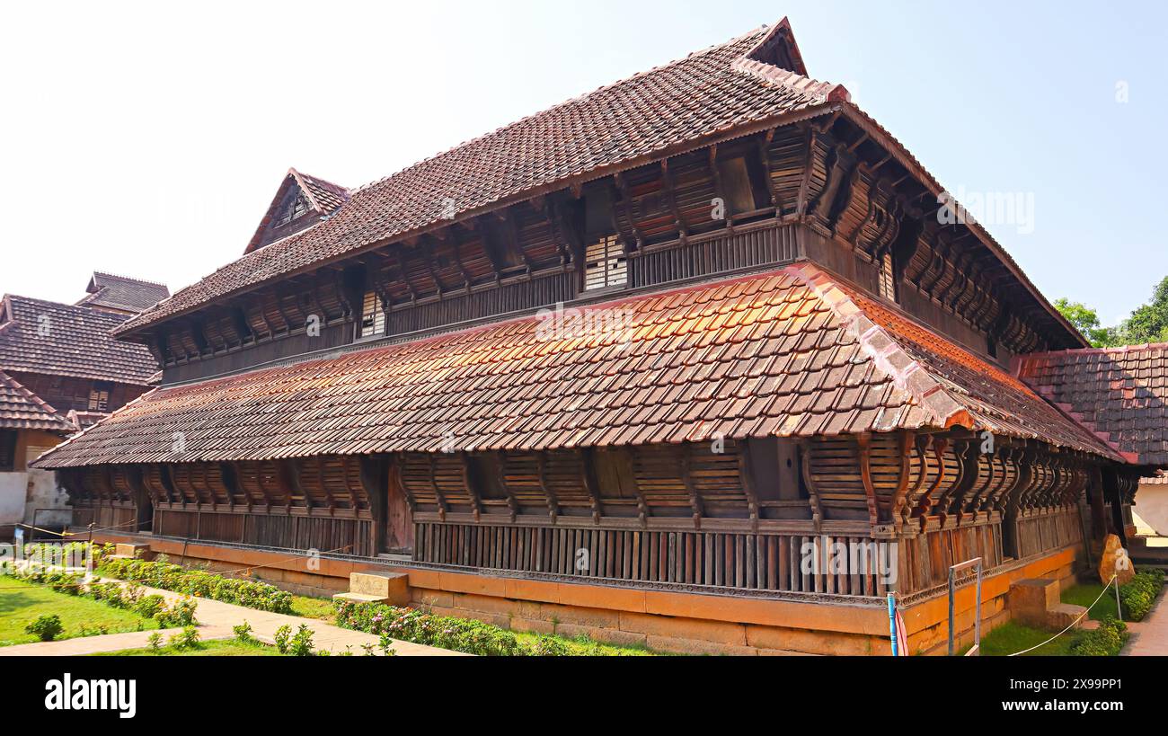 Traditional Kerala architecture of Padmanabhapuram Palace, Kanyakumari ...