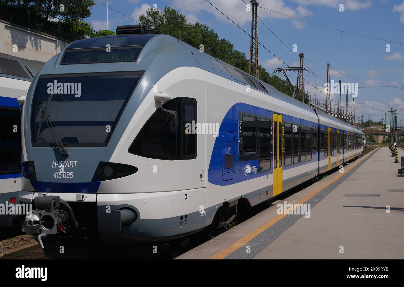 A Hungarian Stadler FLIRT electric locomotive, operated by Hungarian ...