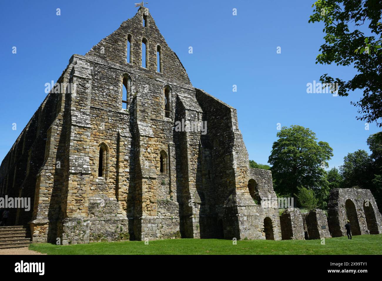 The Dorter, or dormitory of the old abbey monastery Stock Photo - Alamy