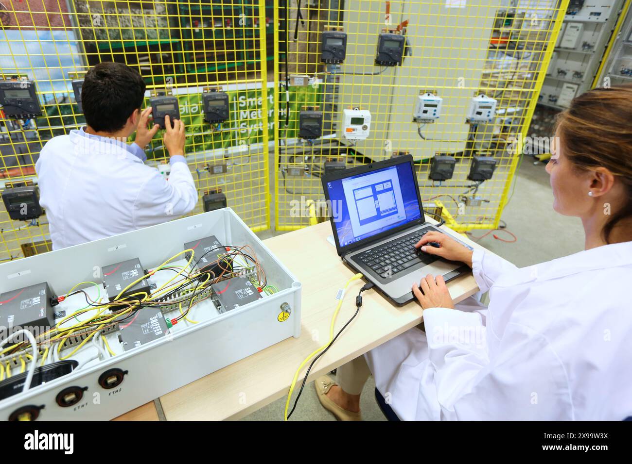 Certification of power electronics equipment hi-res stock photography ...