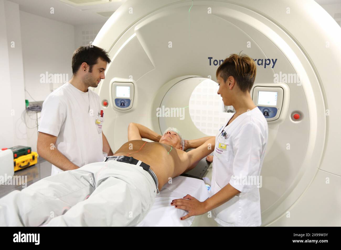 TomoTherapy, Hi-Art, Type of radiation therapy in which the radiation ...