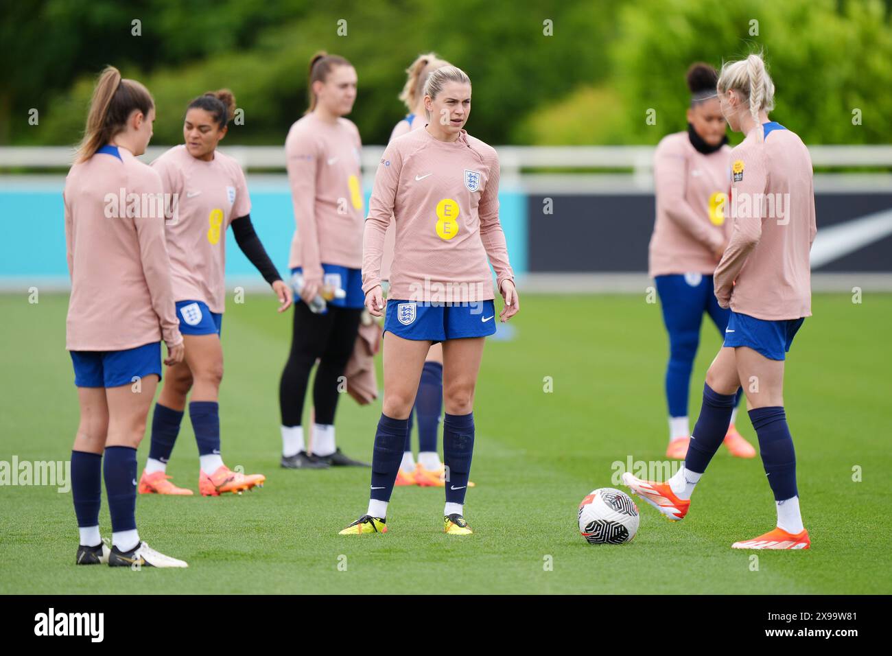 England's Alessia Russo during a training session at St. George's Park ...