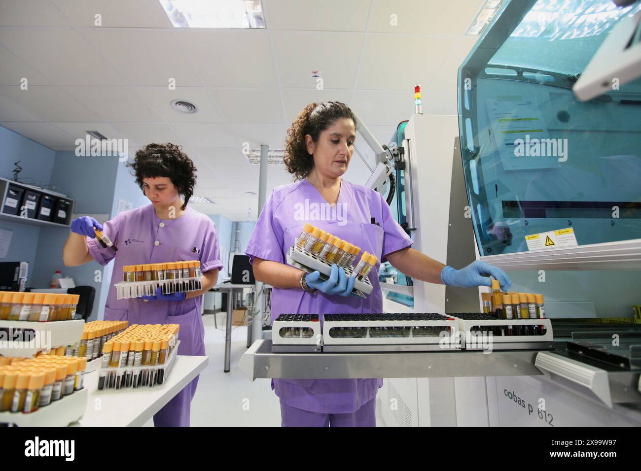 Automatic Specimen Distributor, Hemotherapy, Hematology Laboratory ...