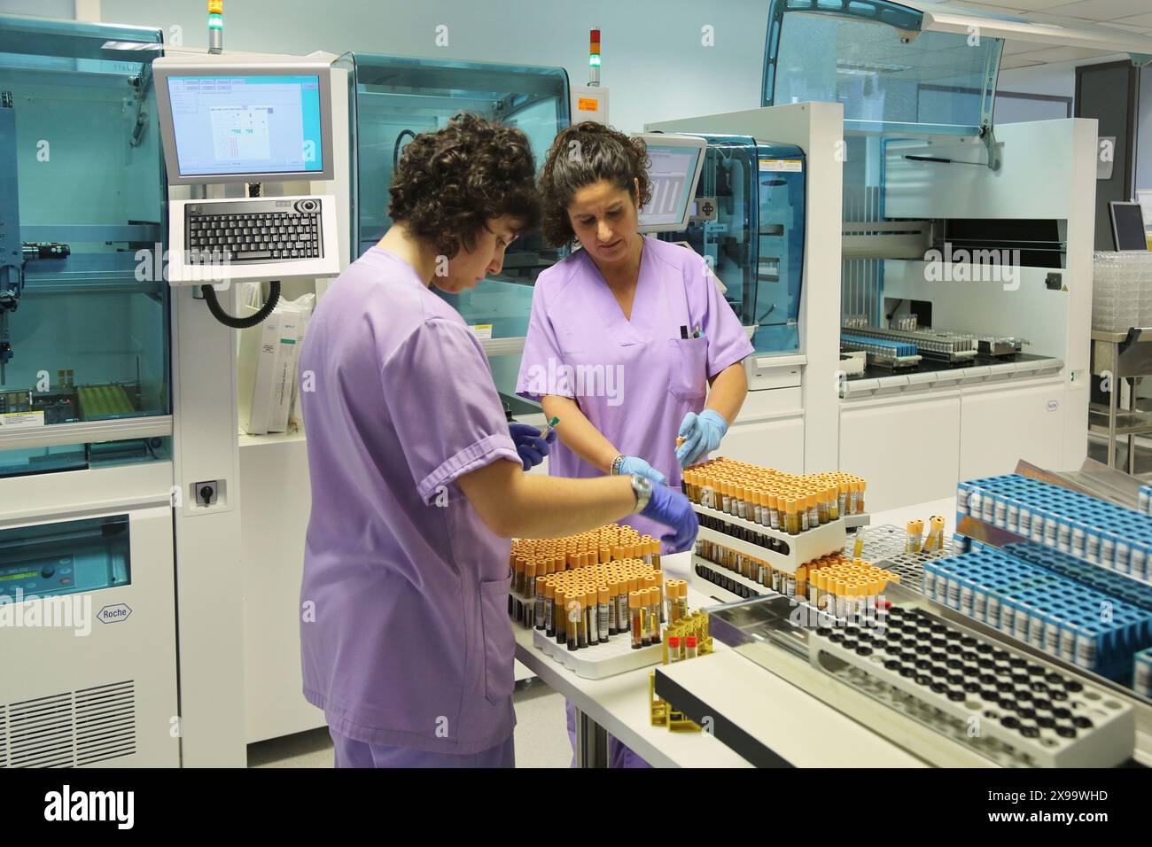 Automatic Specimen Distributor, Hemotherapy, Hematology Laboratory ...