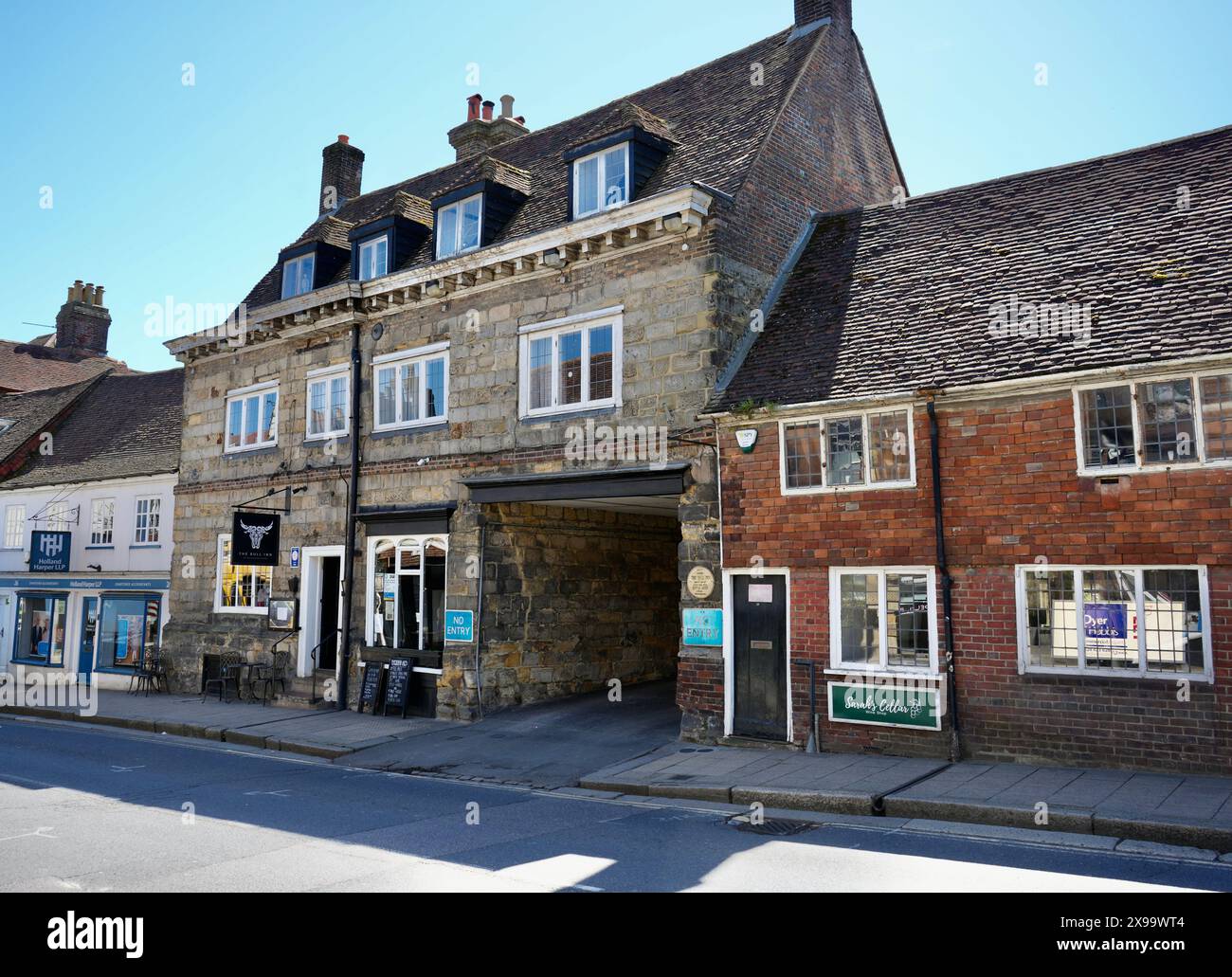 The Bull Inn, a 17th Century Coaching Inn and Restaurant Stock Photo ...