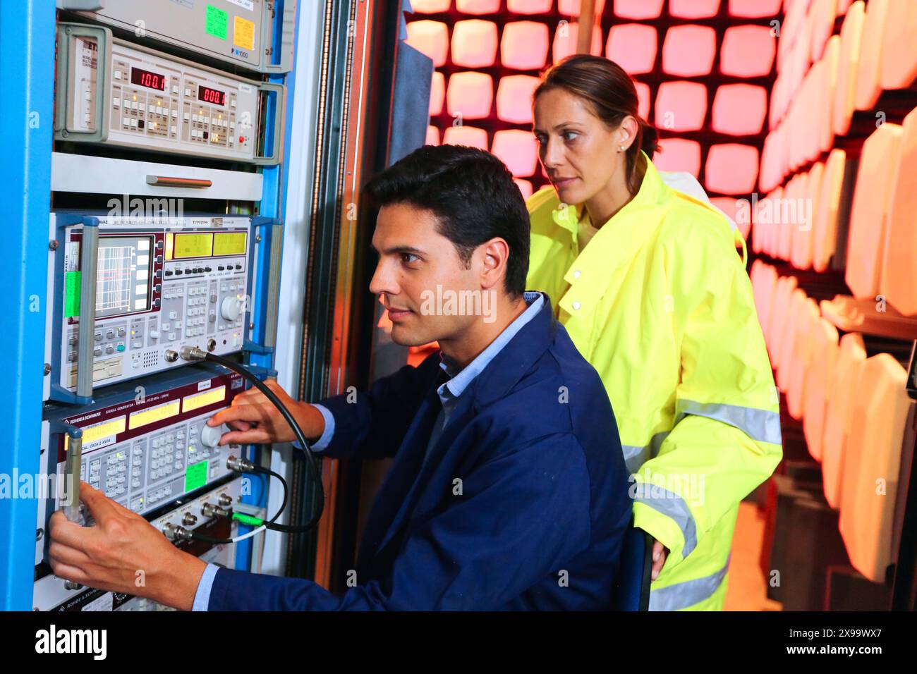 Researchers. Anechoic chamber. EMC & Telecom Lab. Certification of Low ...