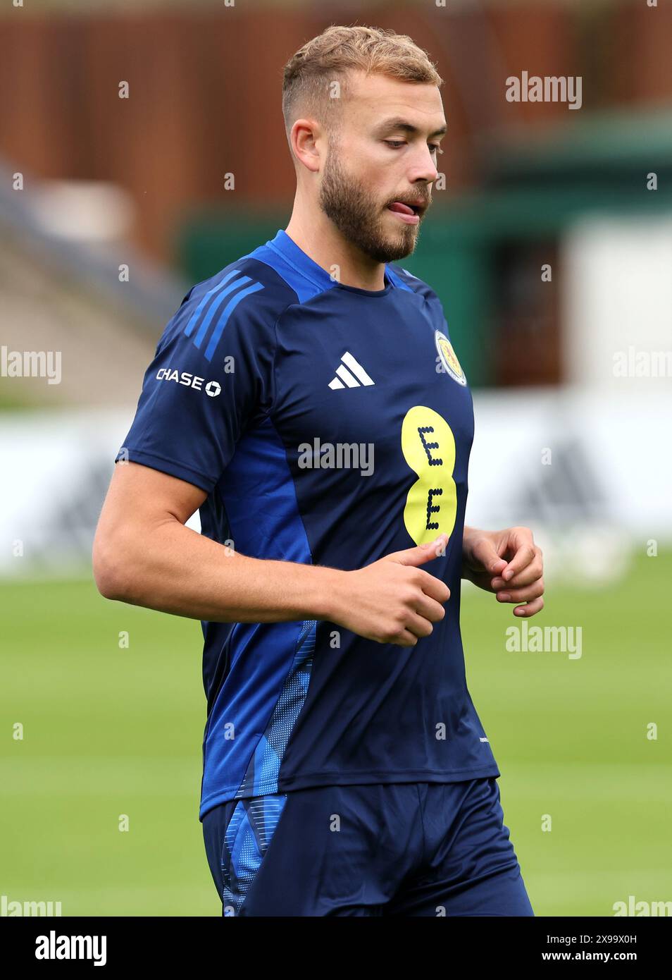 Scotland's Ryan Porteous during a training session at Lesser Hampden ...