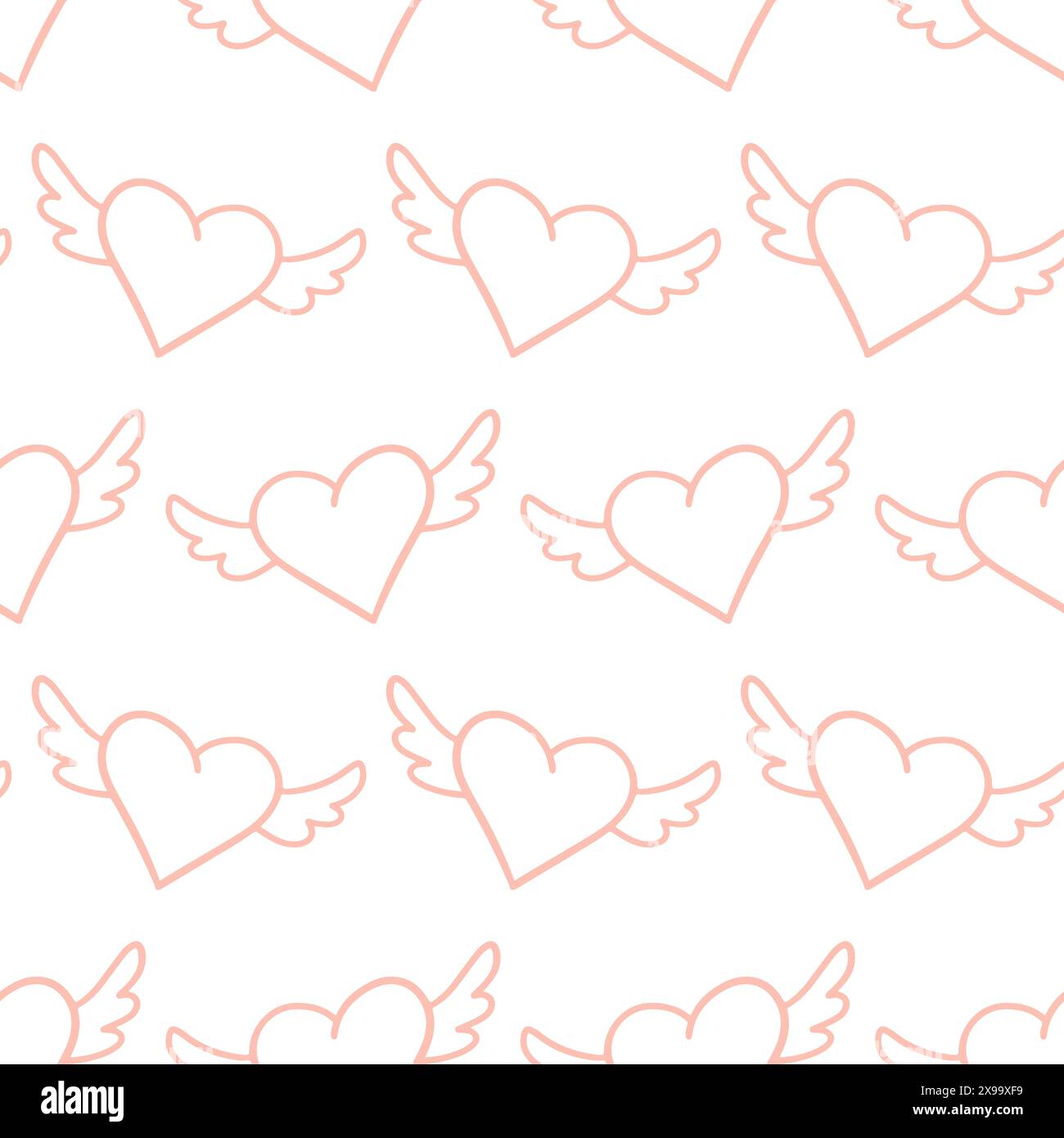 Flying valentine hearts on Stock Vector Images - Alamy