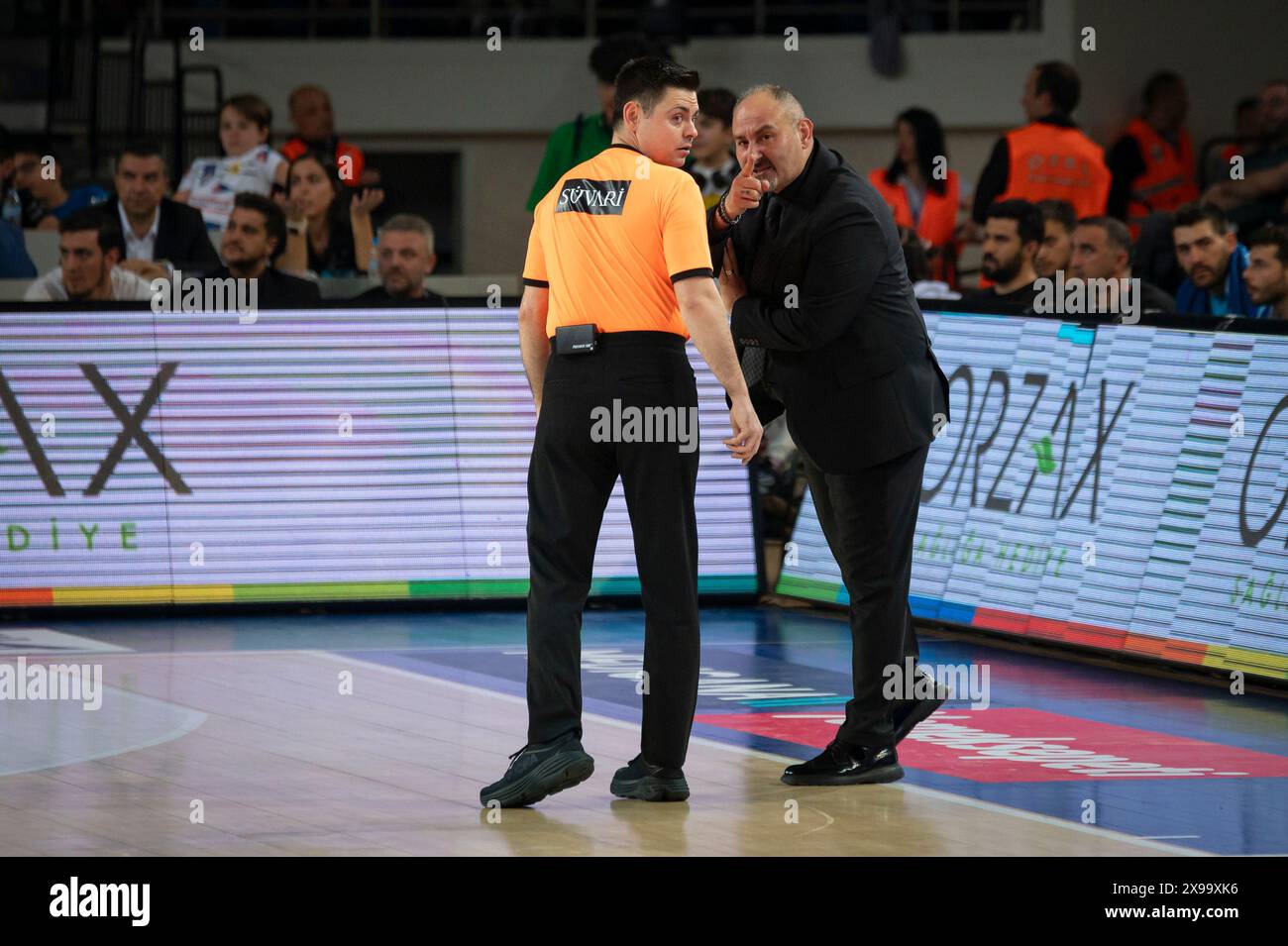 ANKARA / TURKEY, April 15, 2024: Turkish Basketball Super League 2023 ...