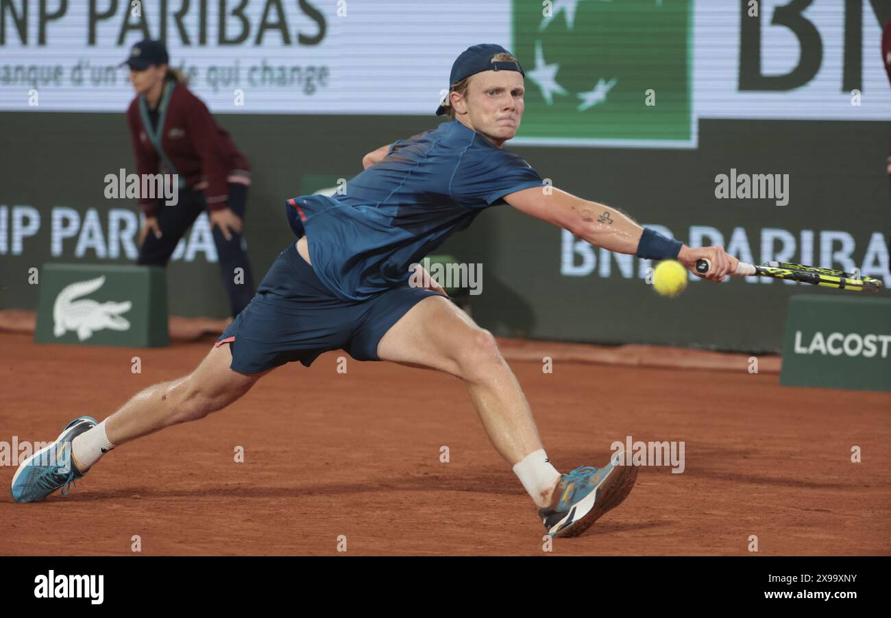 Jesper de Jong of Netherlands during day 4 of the 2024 French Open ...