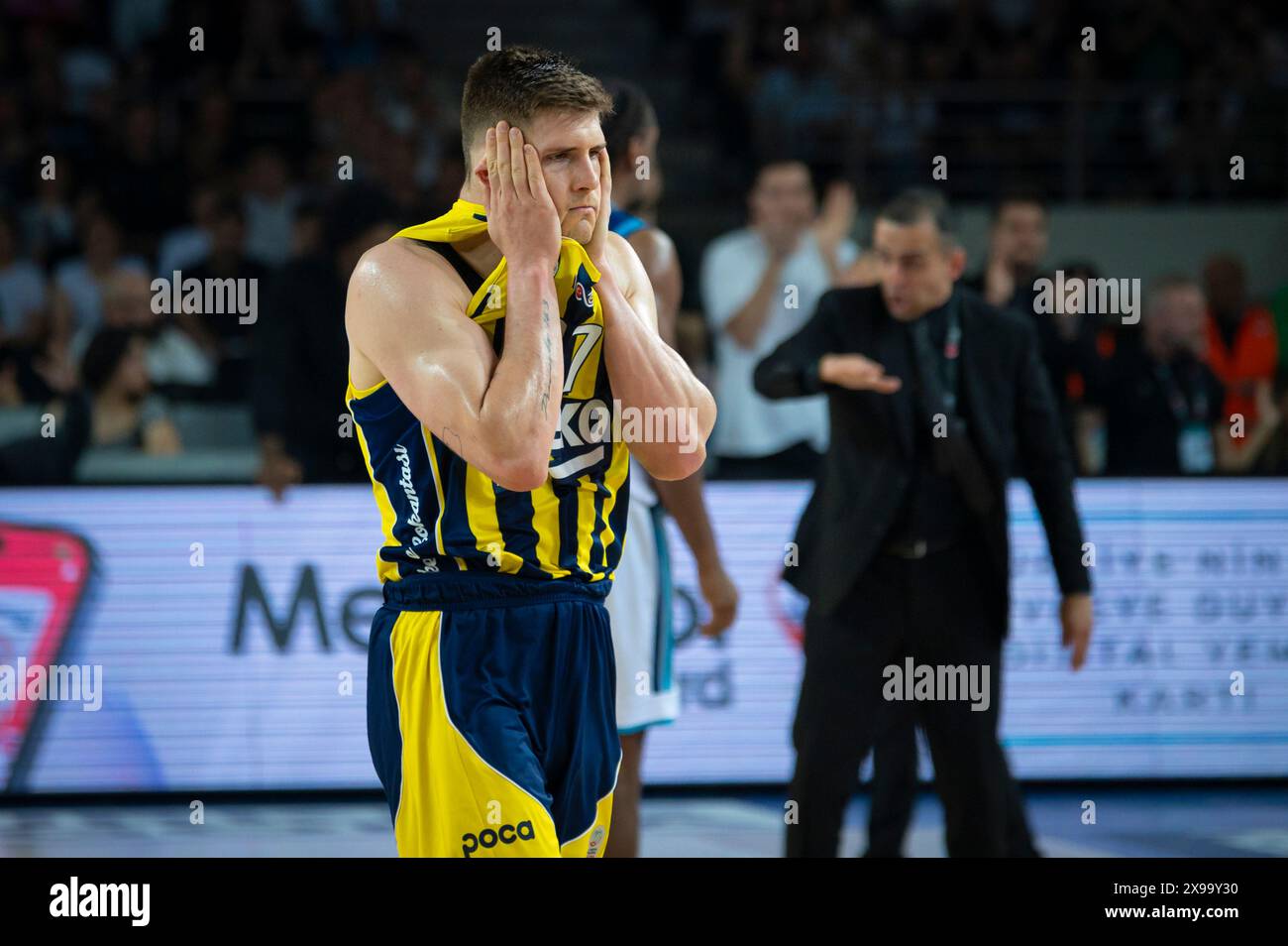 ANKARA / TURKEY, April 15, 2024: Turkish Basketball Super League 2023 ...