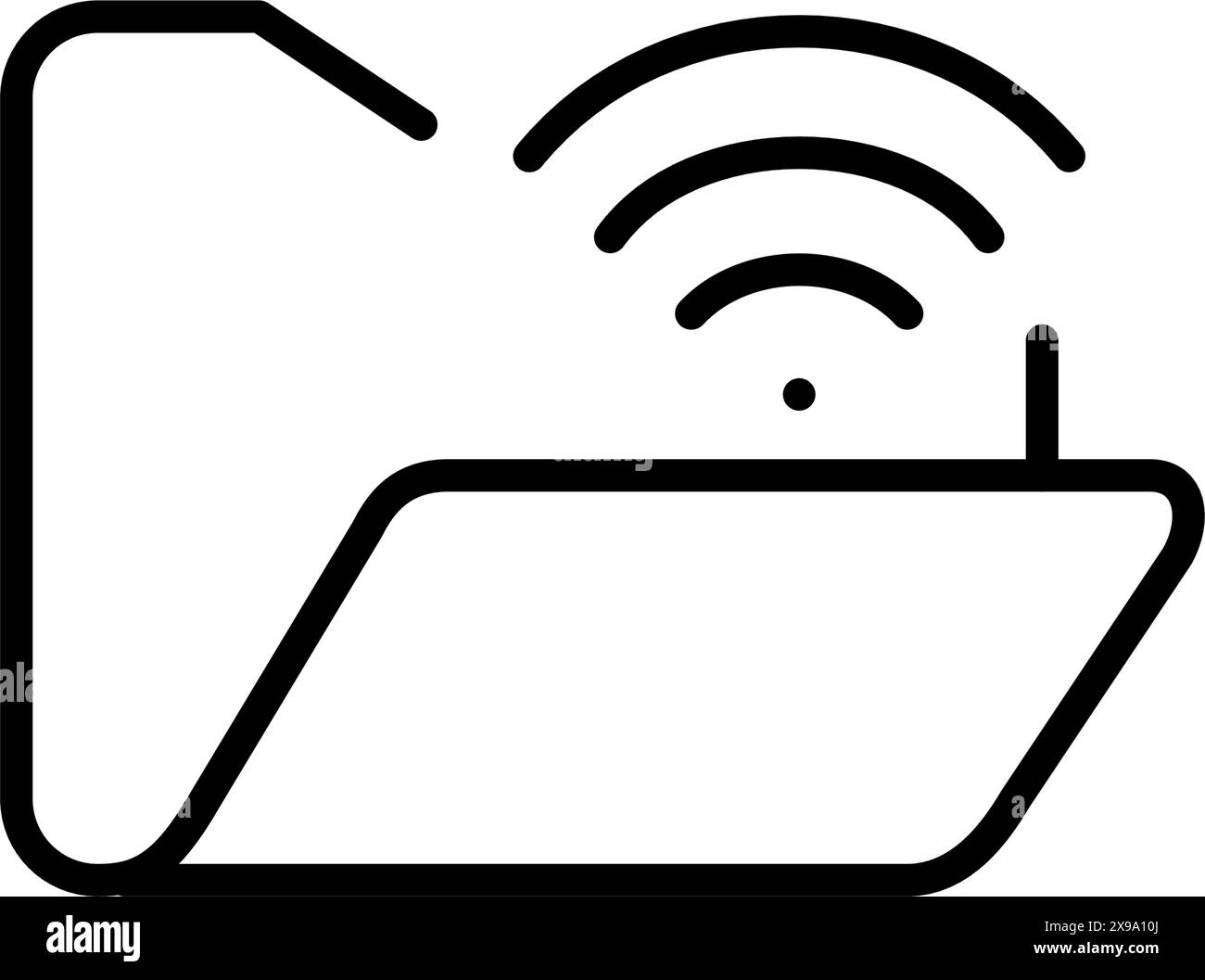 Open file folder and wifi. Wireless file sharing, remote access to ...