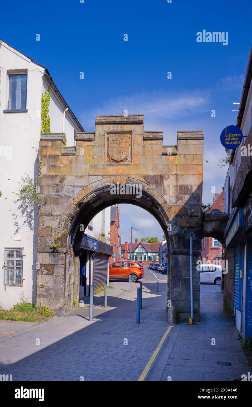 The North or Spittal gate from the origianl stone walls at ...