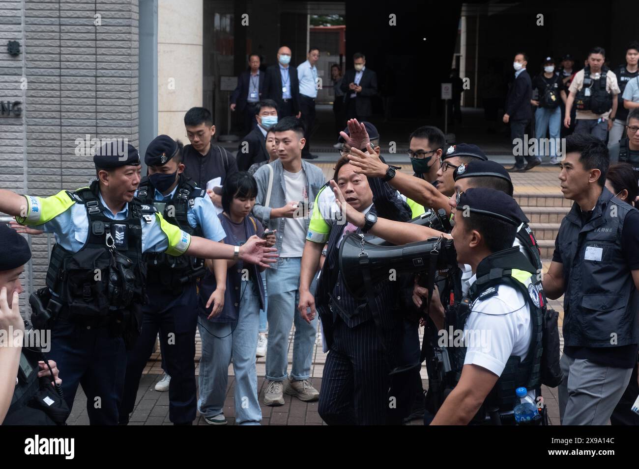 Lawrence law, a barrister and a former of Hong Kong pro-democracy ...