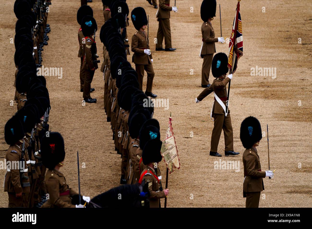 Troops of the Household Division take part in the Brigade Major's ...