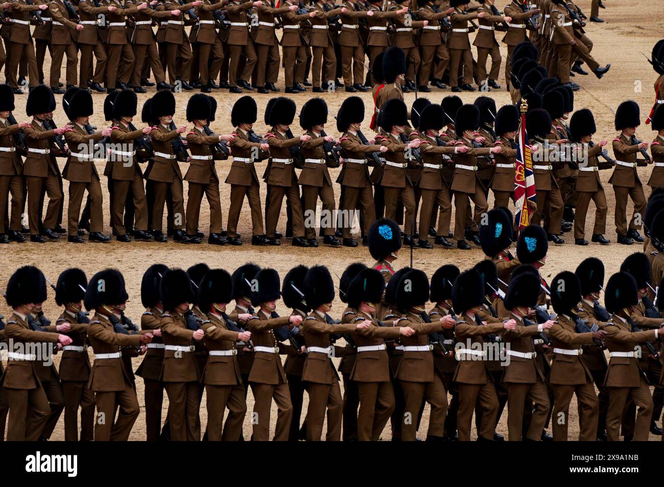 Troops of the Household Division take part in the Brigade Major's ...