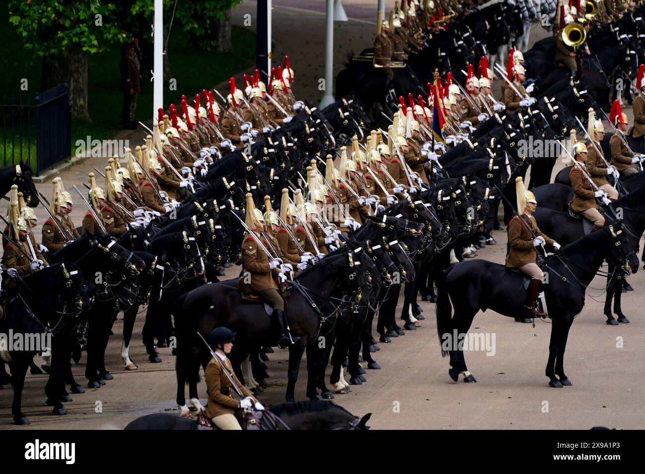 Troops of the Household Division take part in the Brigade Major's ...