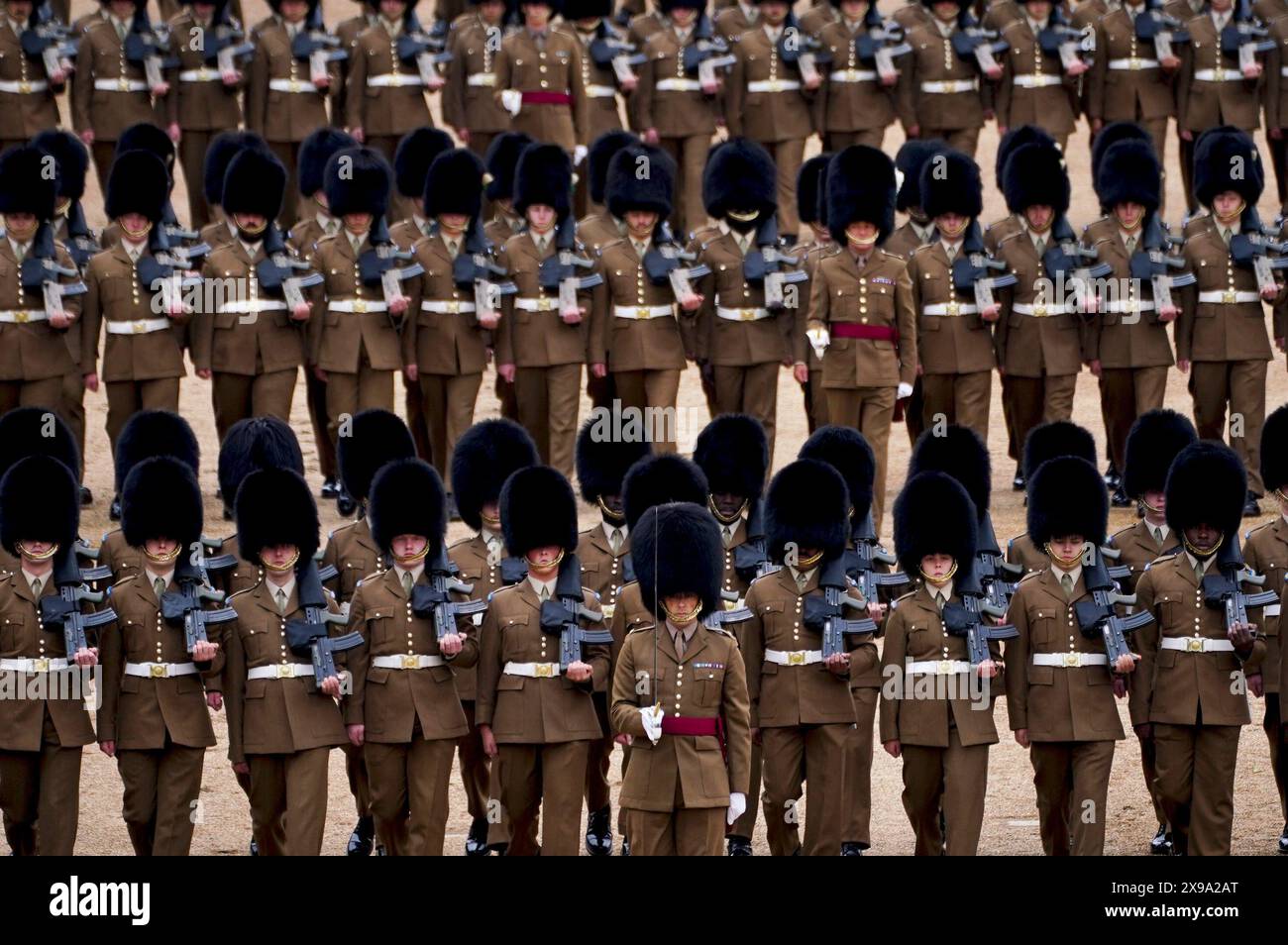 Troops of the Household Division take part in the Brigade Major's ...
