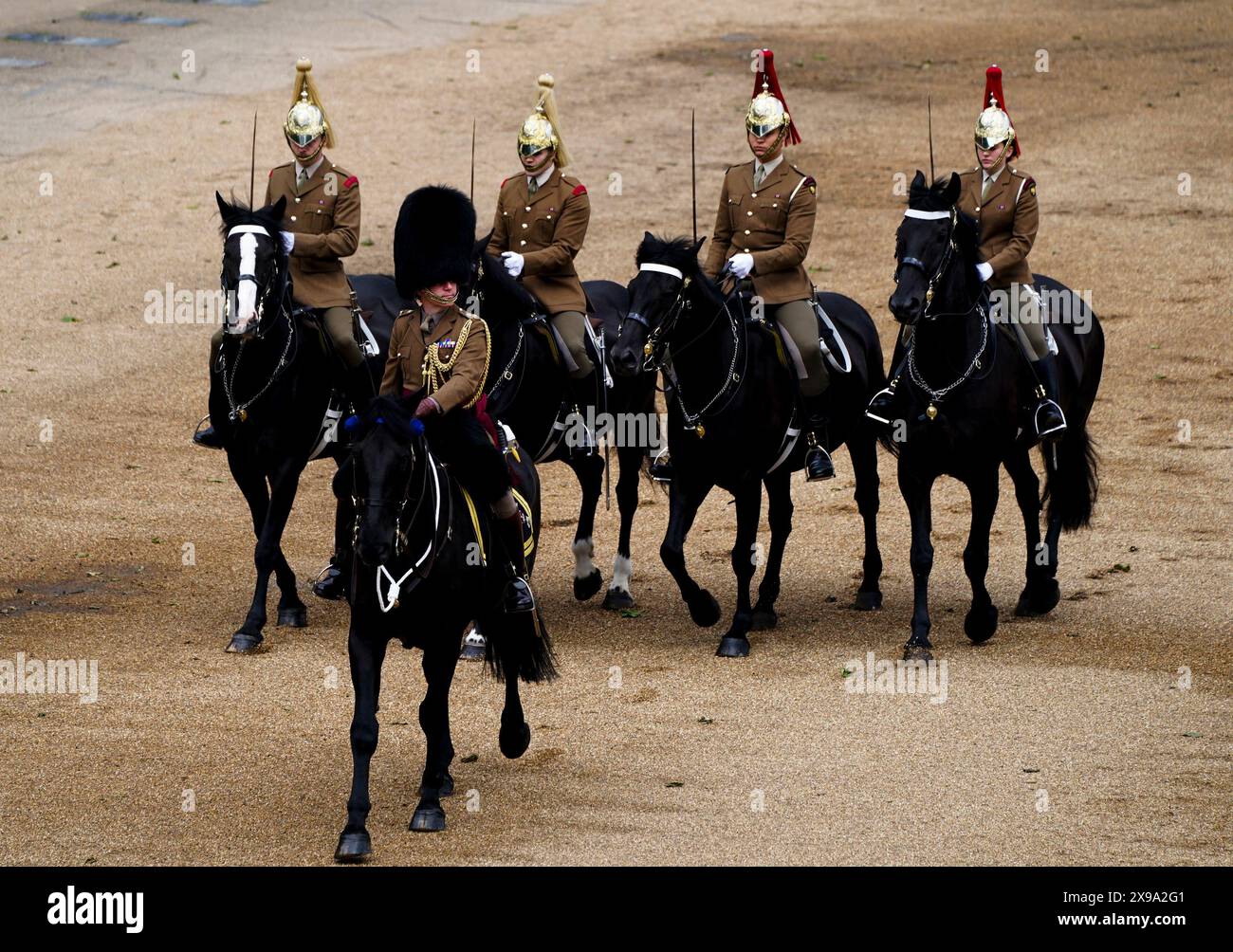 Troops of the Household Division take part in the Brigade Major's ...