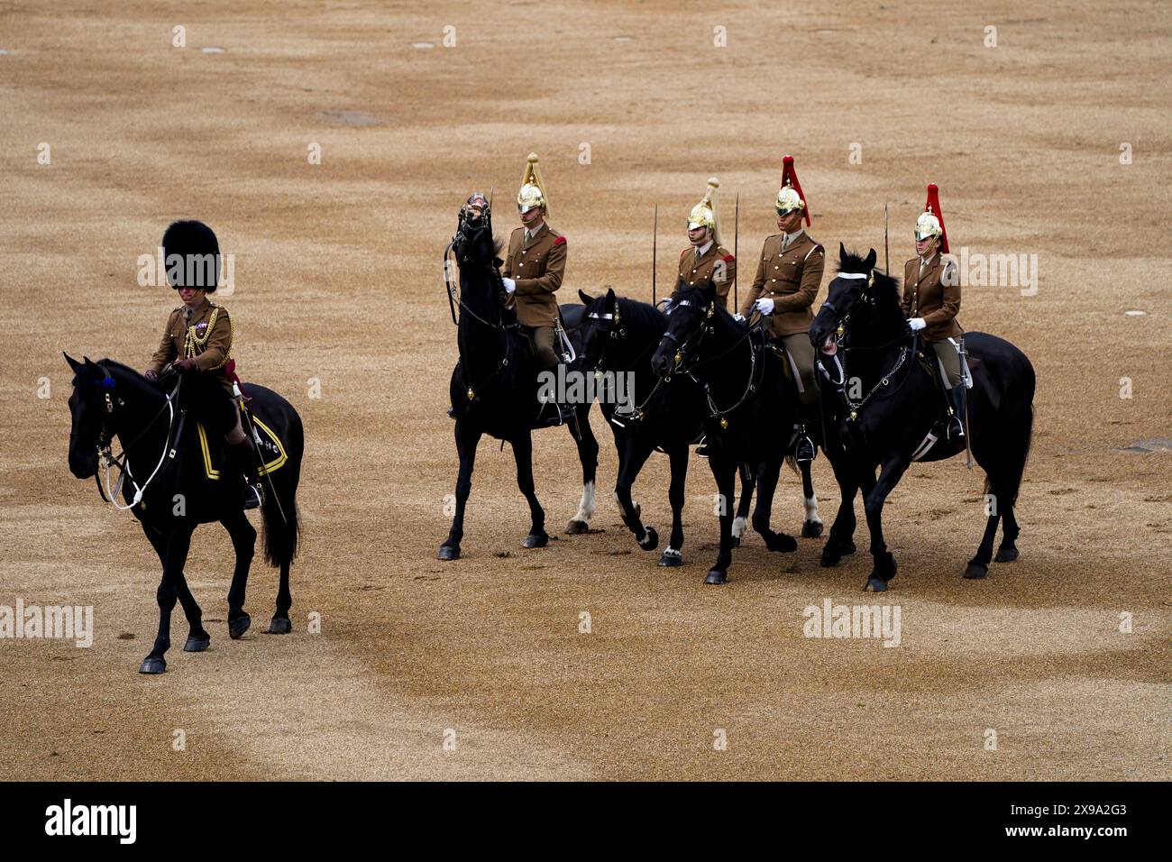 Troops of the Household Division take part in the Brigade Major's ...