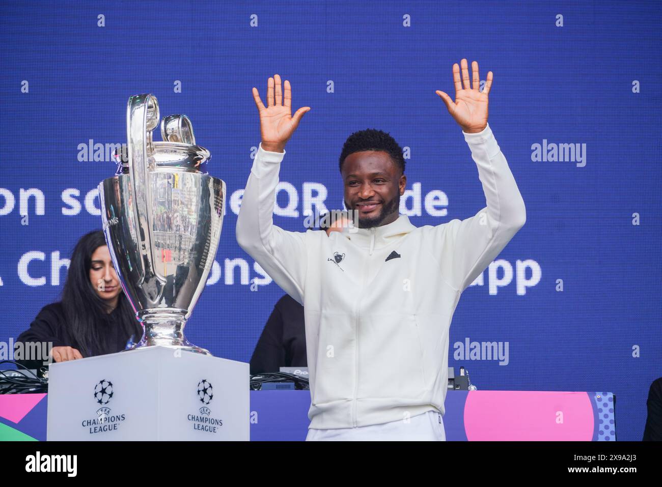 London, UK. 30 May, 2024. Mikel John Obi who played for Chelsea FC ...