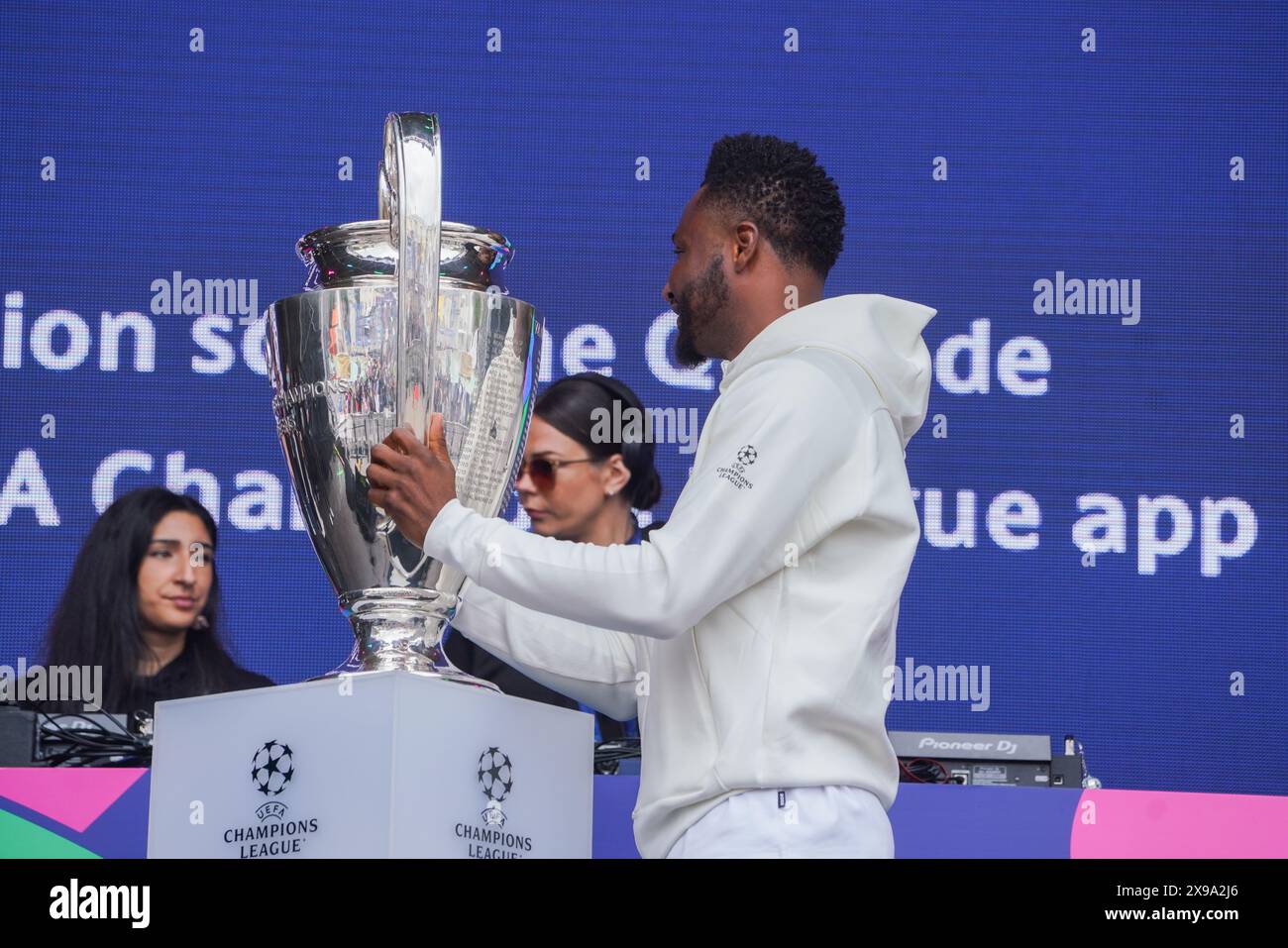 London, UK. 30 May, 2024. Mikel John Obi who played for Chelsea FC ...