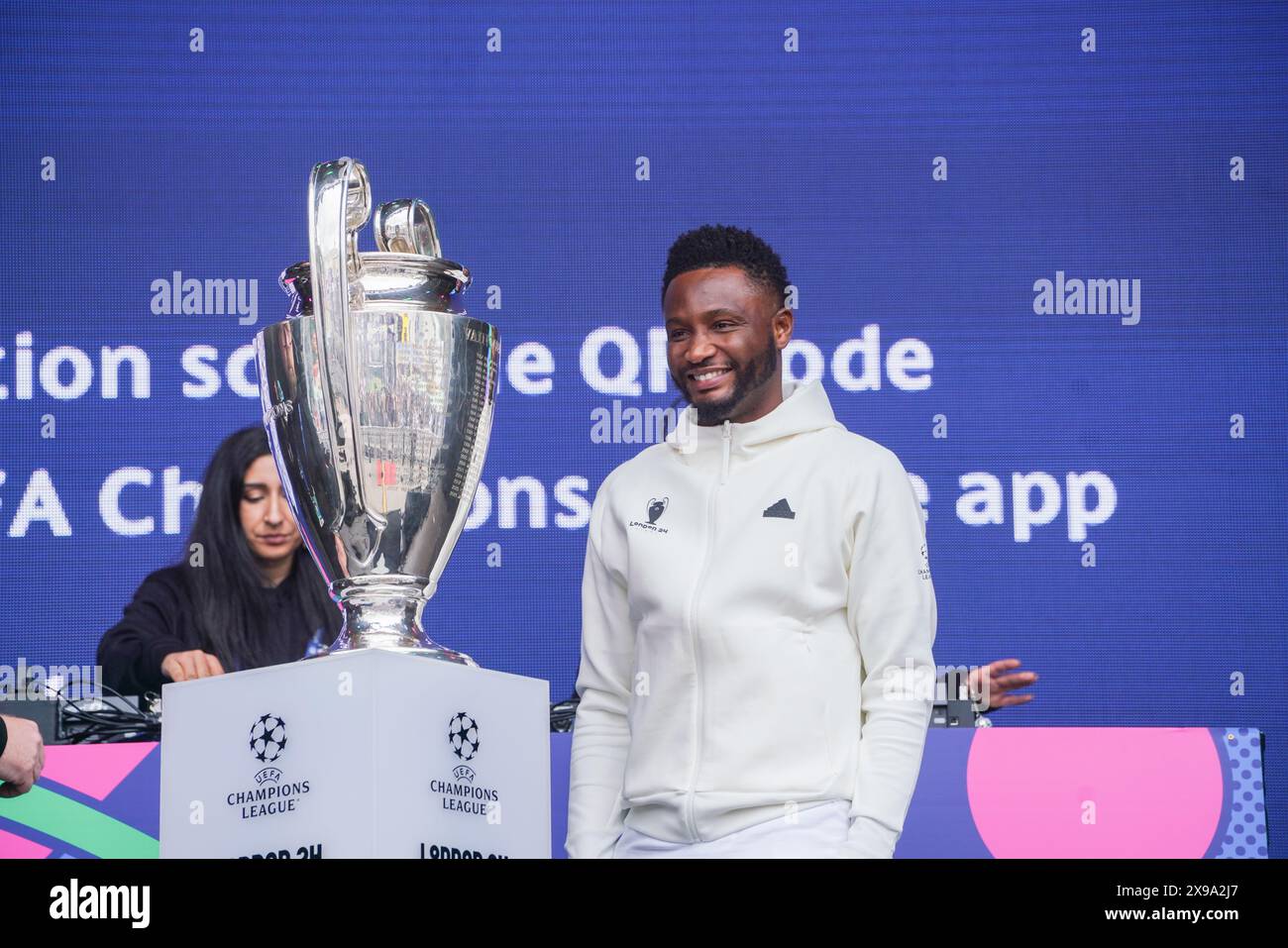 London, UK. 30 May, 2024. Mikel John Obi who played for Chelsea FC ...