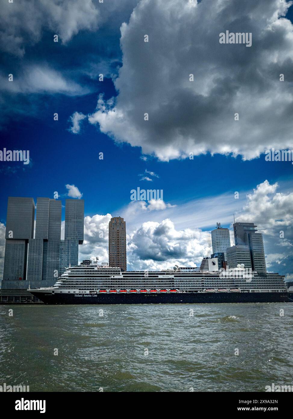 06. 05. 2024, Rotterdam, Netherlands, Tourist cruiser ship Holland ...