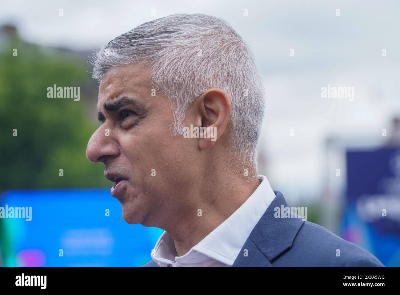London, UK. 30 May, 2024. London Mayor Sadiq Khan attends the opening ...