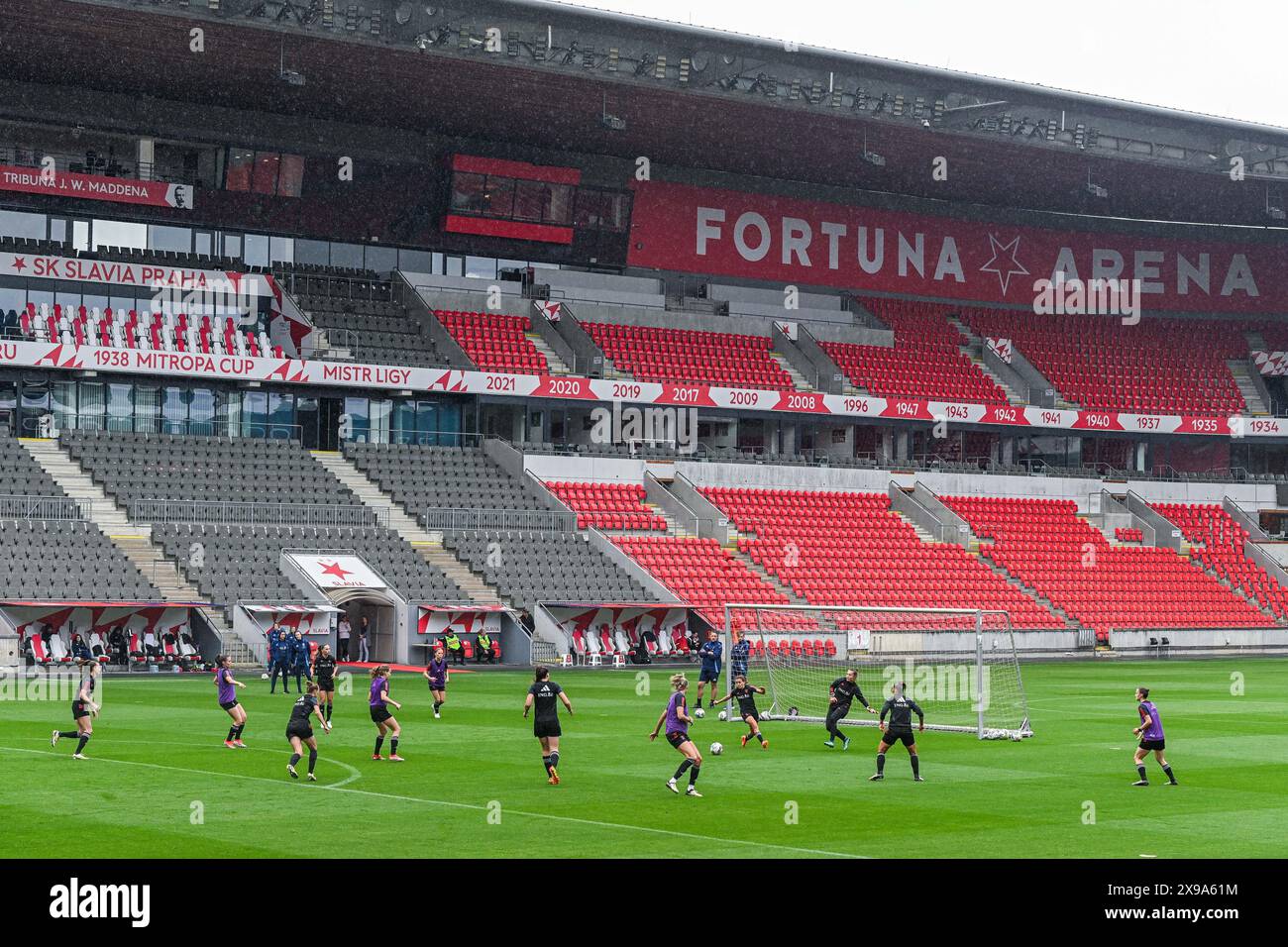 Prague, Czech Republic. 30th May, 2024. Fortuna Arena during a Matchday ...