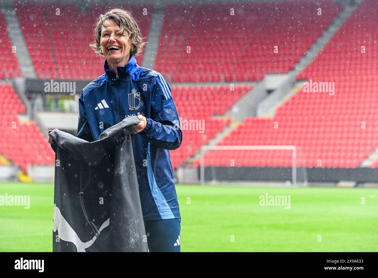 Prague, Czech Republic. 30th May, 2024. Physiotherapist Fabienne Van De ...