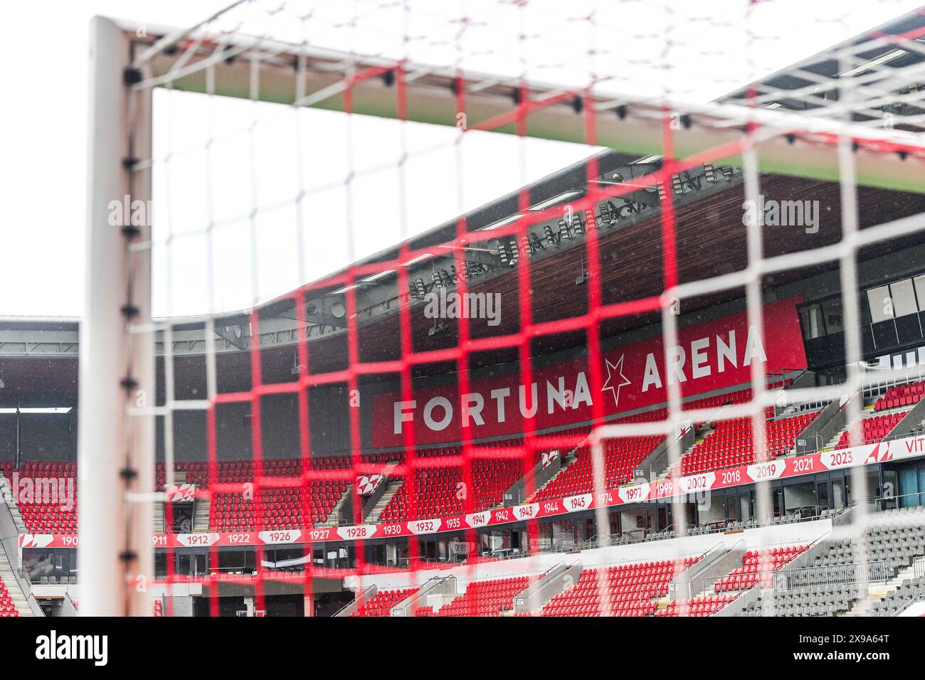 Prague, Czech Republic. 30th May, 2024. Fortuna Arena during a Matchday ...